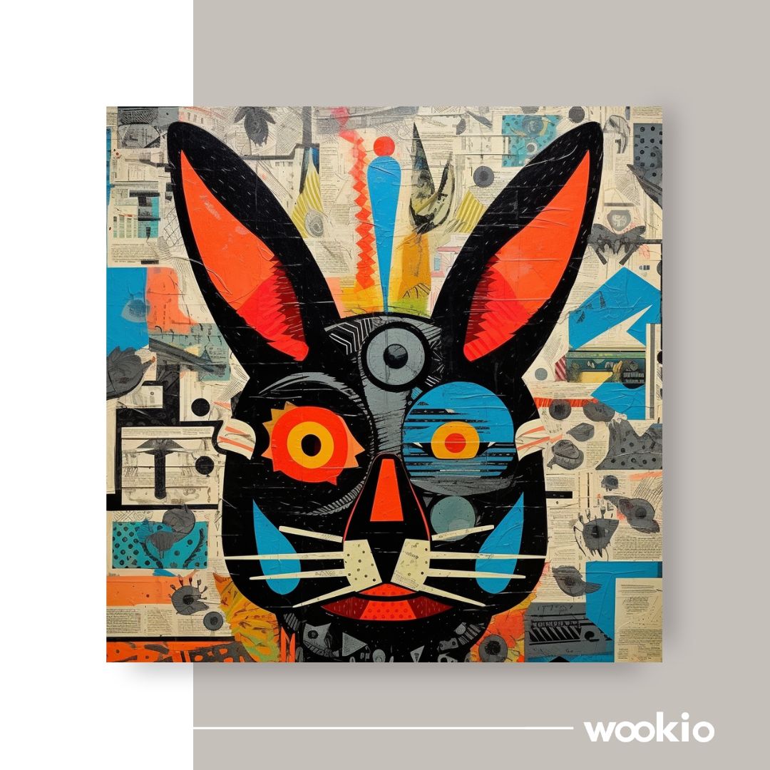 Rabbit – ARZ Collection – Cushion - The Art Cafe