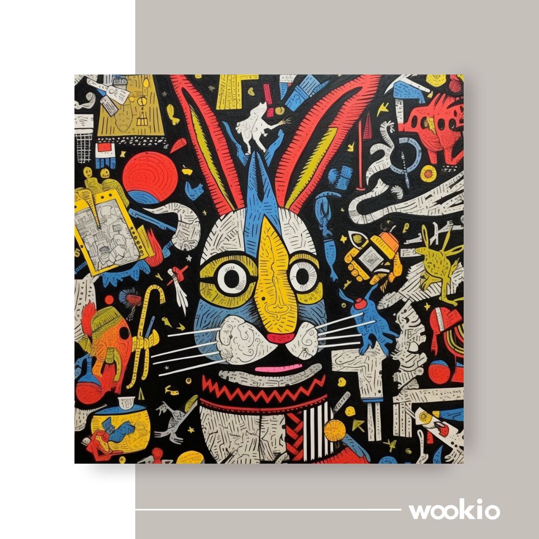 Rabbit – ARZ Collection – Cushion - The Art Cafe