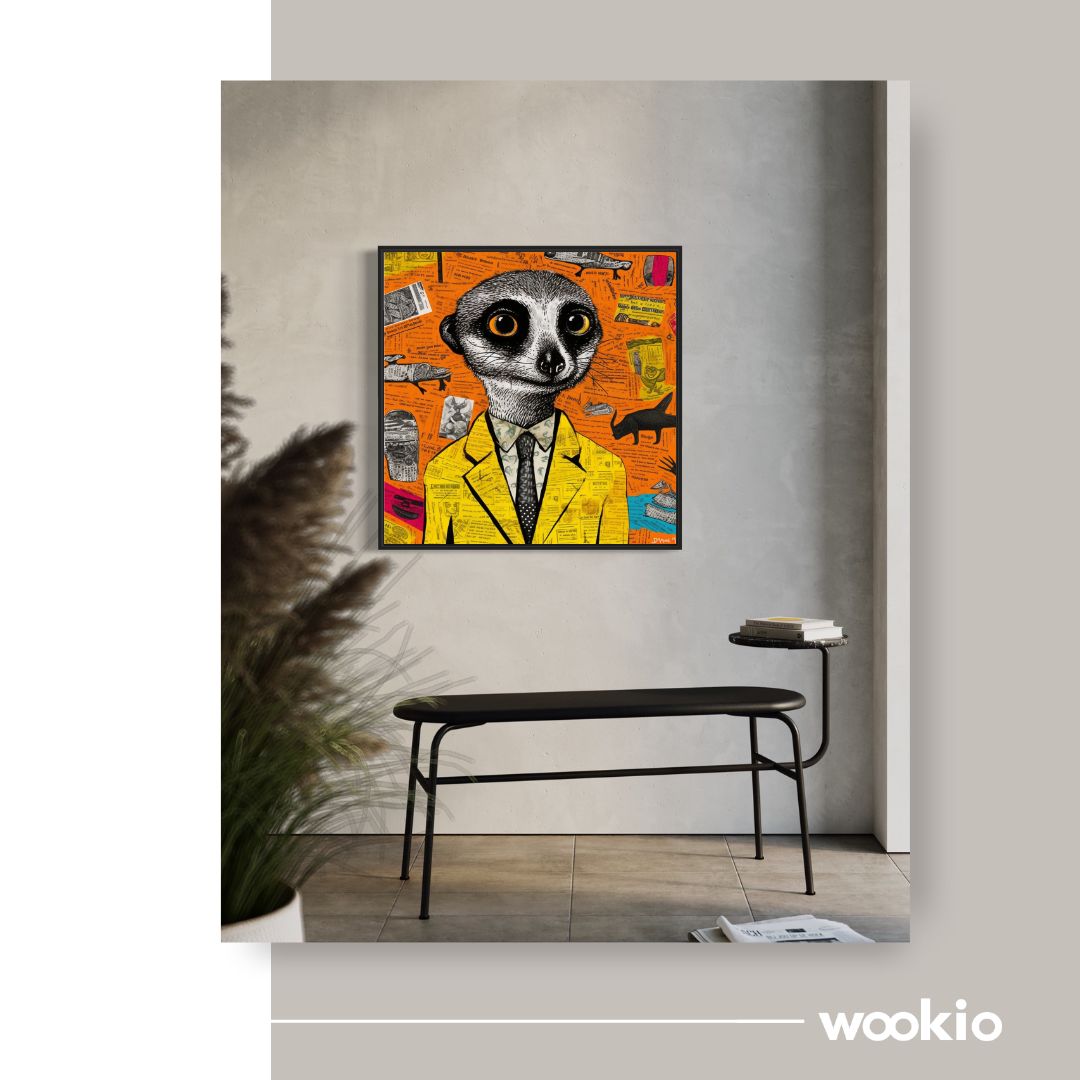 Meerkat- ARZ Collection – Cushion - The Art Cafe