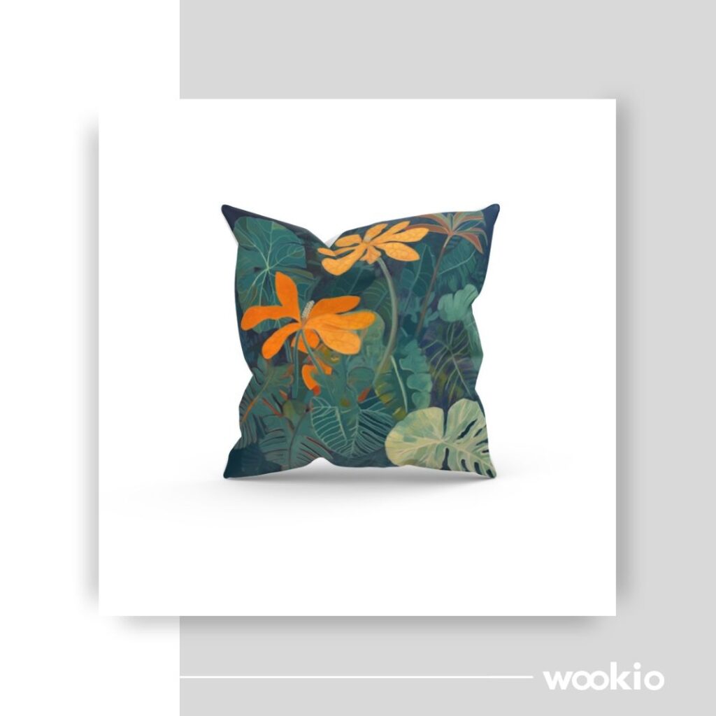 Botanical Pattern – Cushion - The Art Cafe
