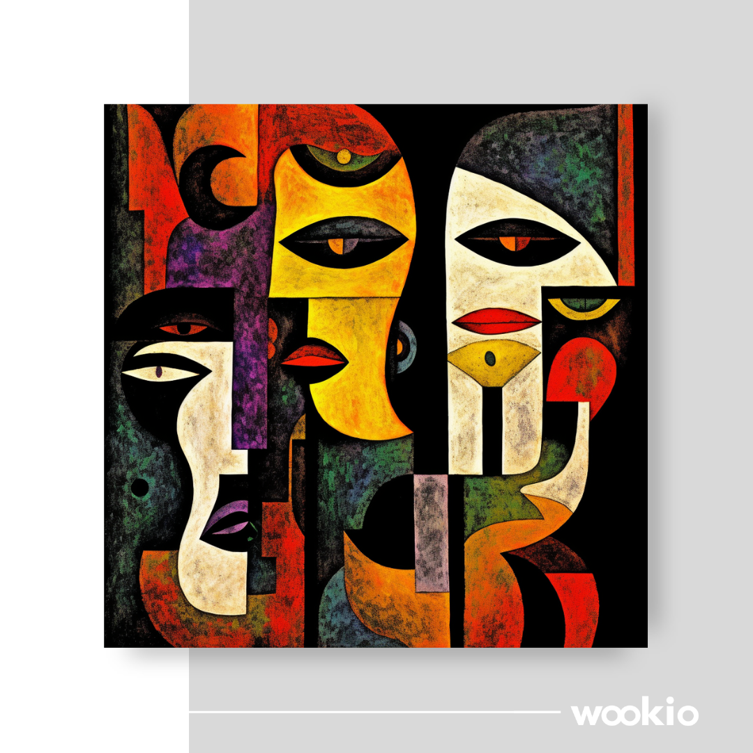 Abstract Faces - The Art Cafe
